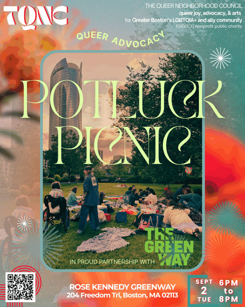 TQNC Queer Advocacy Potluck Picnic - The Rose Kennedy Greenway